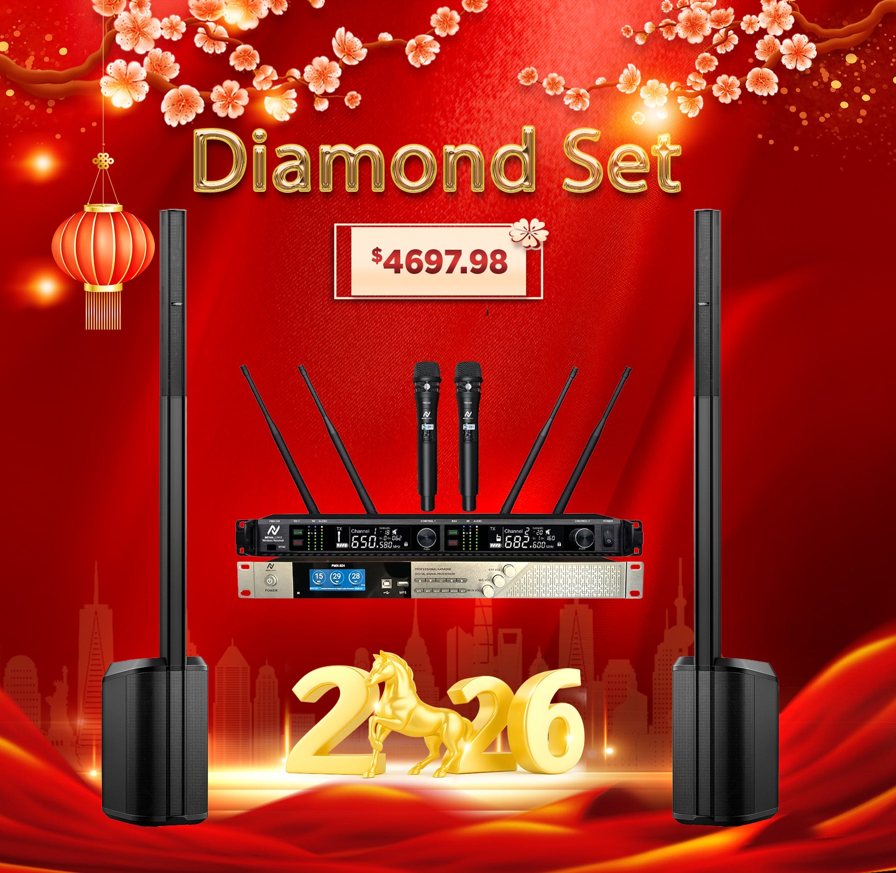 Diamond Karaoke Set | Professional Grade | Best Seller